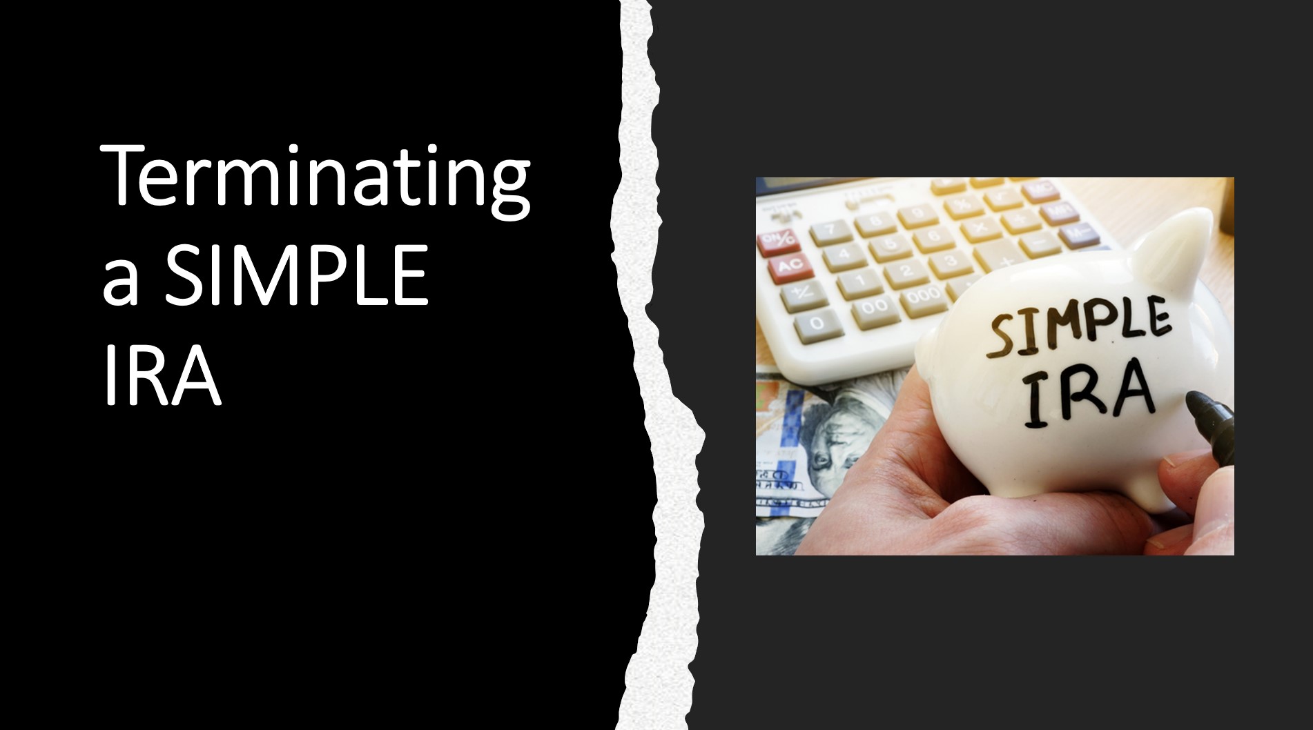 Can I terminate my SIMPLE IRA Plan in mid-year? - The New Retirement ...